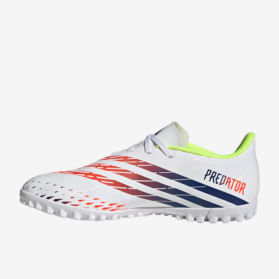 adidas Predator Edge.4 TF - Weiß/Solar Gelb/Power Blau - Herren ...