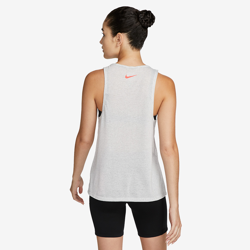Nike Womens Dri-FIT Trail Running Tank - Light Smoke Grey/Grey Fog ...