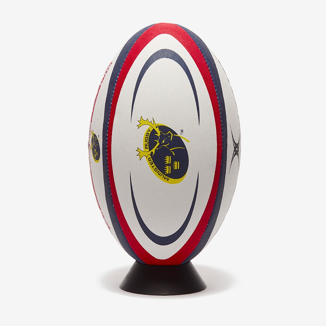 Gilbert Munster Replica Ball - White - Rugby Balls