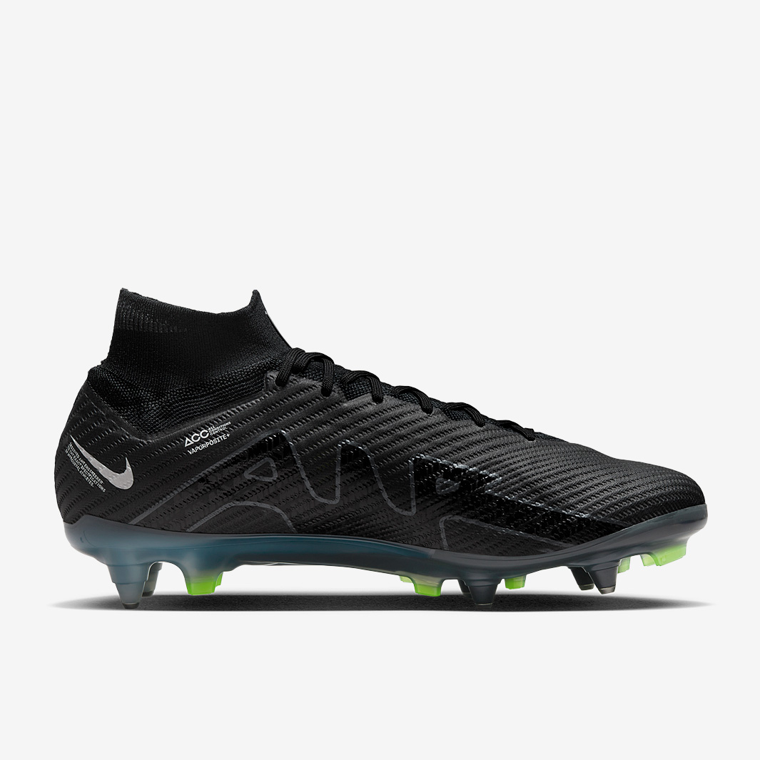 Nike Air Zoom Mercurial Superfly IX Elite SG Pro Anti Clog - Black/Dk ...