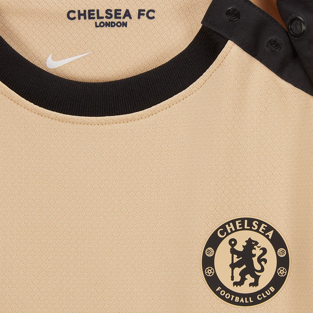 Nike Chelsea FC 22/23 Infant Dri-Fit Third Kit - Sesame/Sesame/Black ...