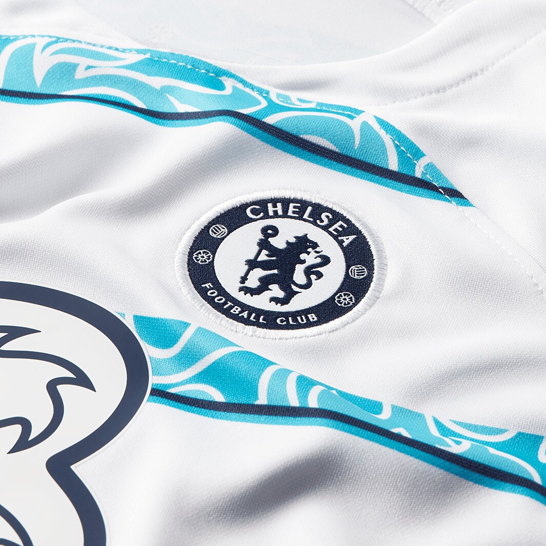Nike Chelsea 22/23 Little Kids Away Kit - White/College Navy - White ...