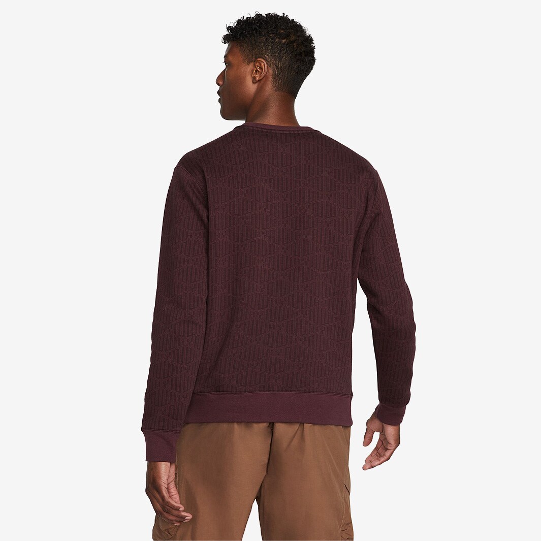 Nike FC Liverpool 22/23 NSW Club Crew Top - Weinrot Crush/Siren Rot ...