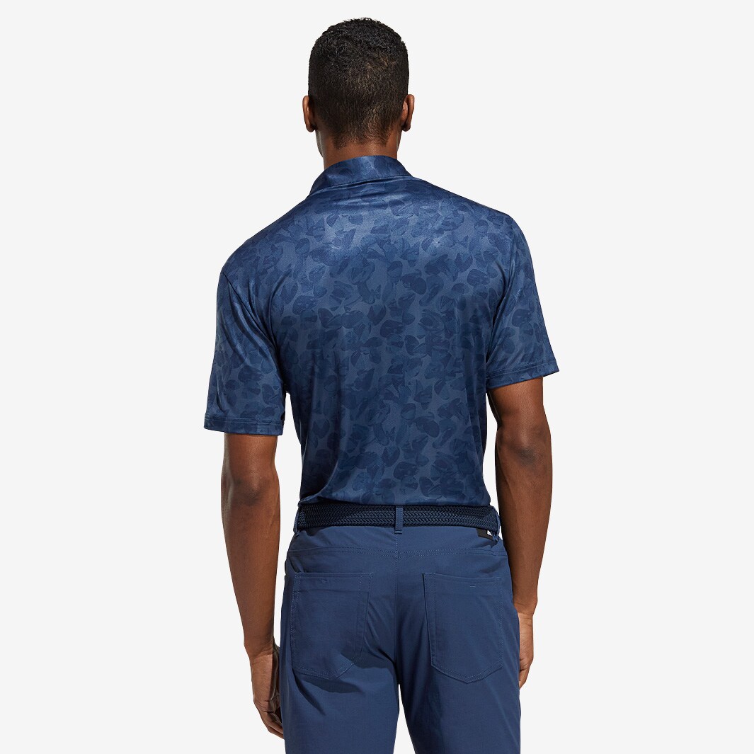adidas Prisma Print Polo - Crew Navy/Night Indigo - Mens Clothing
