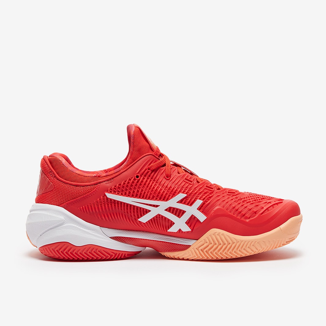 Asics Court FF 3 Clay Novak - Fiery Red/White - Mens Shoes | Pro:Direct ...