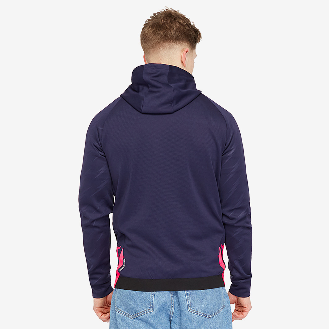 Kappa Stade Francais 22/23 Hooded Jacket - Green Olive/Pink Azalea ...