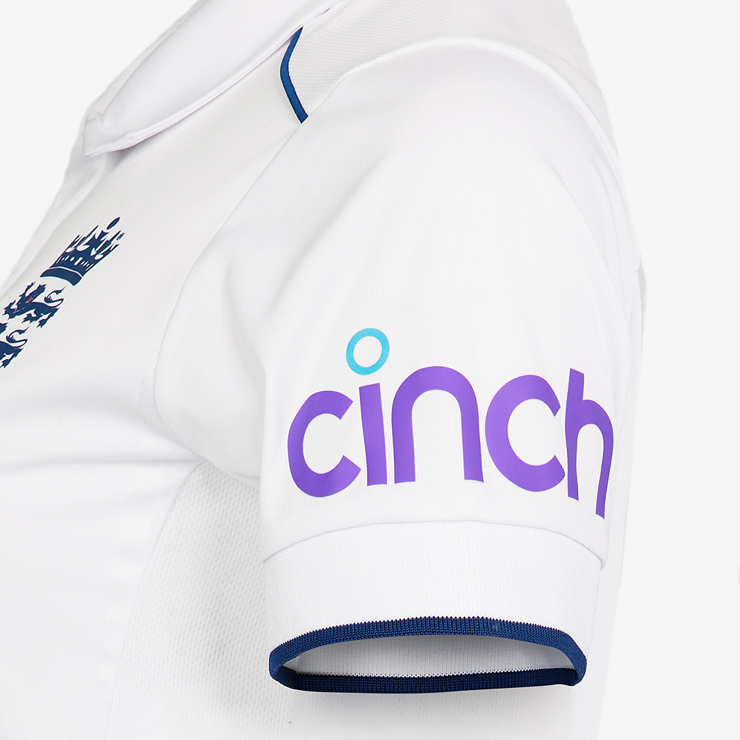 Castore ECB England Test Womens Shirt - White - Cricket Replica | Pro ...