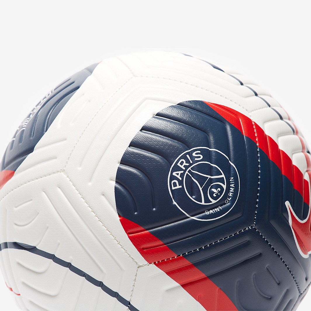 Nike PSG Strike Football - White/Midnight Navy/University Red - White ...