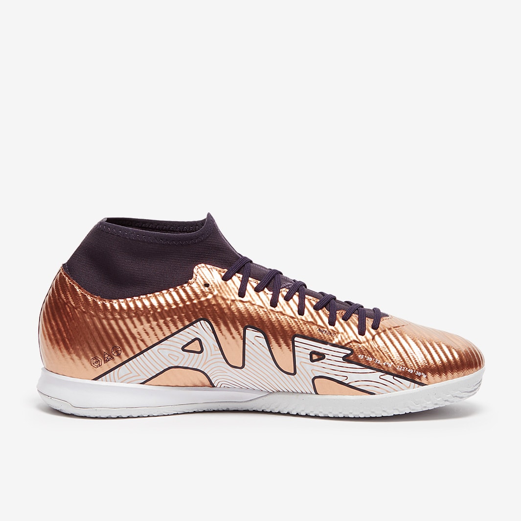 Nike Air Zoom Mercurial Superfly IX Academy IC - Metallic Copper ...