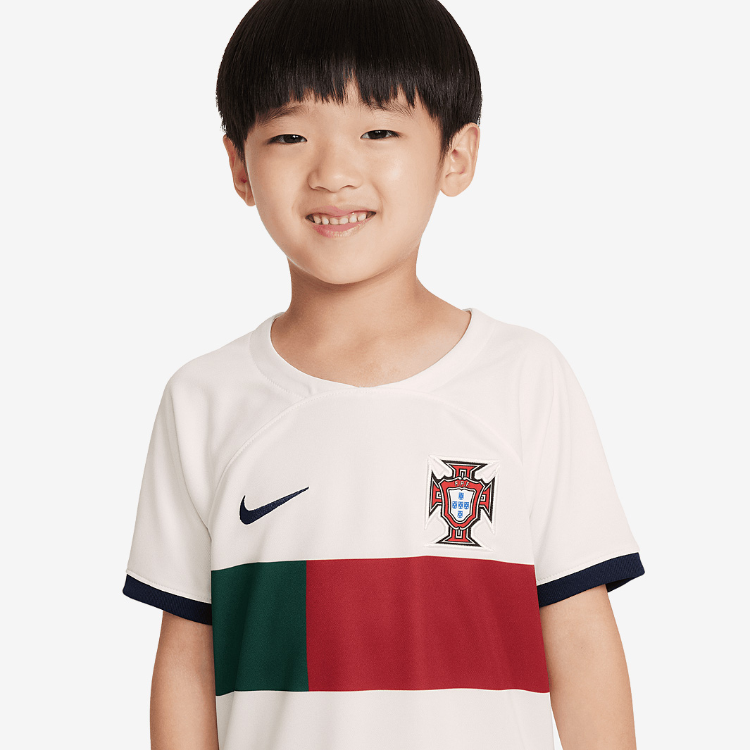 Kit Nike Portogallo Bambini Piccoli 22/23 Dri-Fit Trasferta - Sail ...