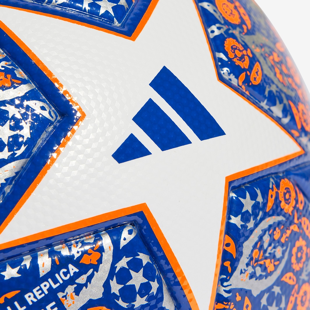 Pallone adidas 2023 UEFA Champions League League - Bianco/Team Blu Royal/Arancione Solare ...