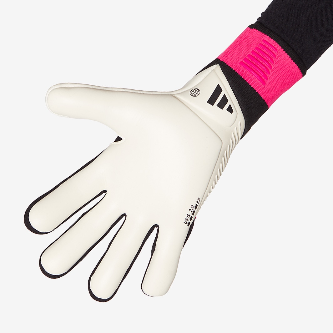 adidas Predator GL Pro - Black/White/Team Shock Pink - Mens GK Gloves