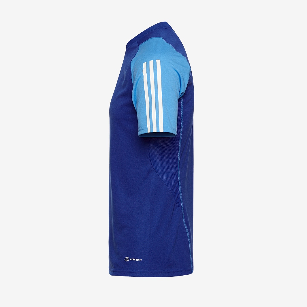 adidas Tiro 23 Competition SS Shirt - Team Royal Blue/Pulse Blue - Mens ...