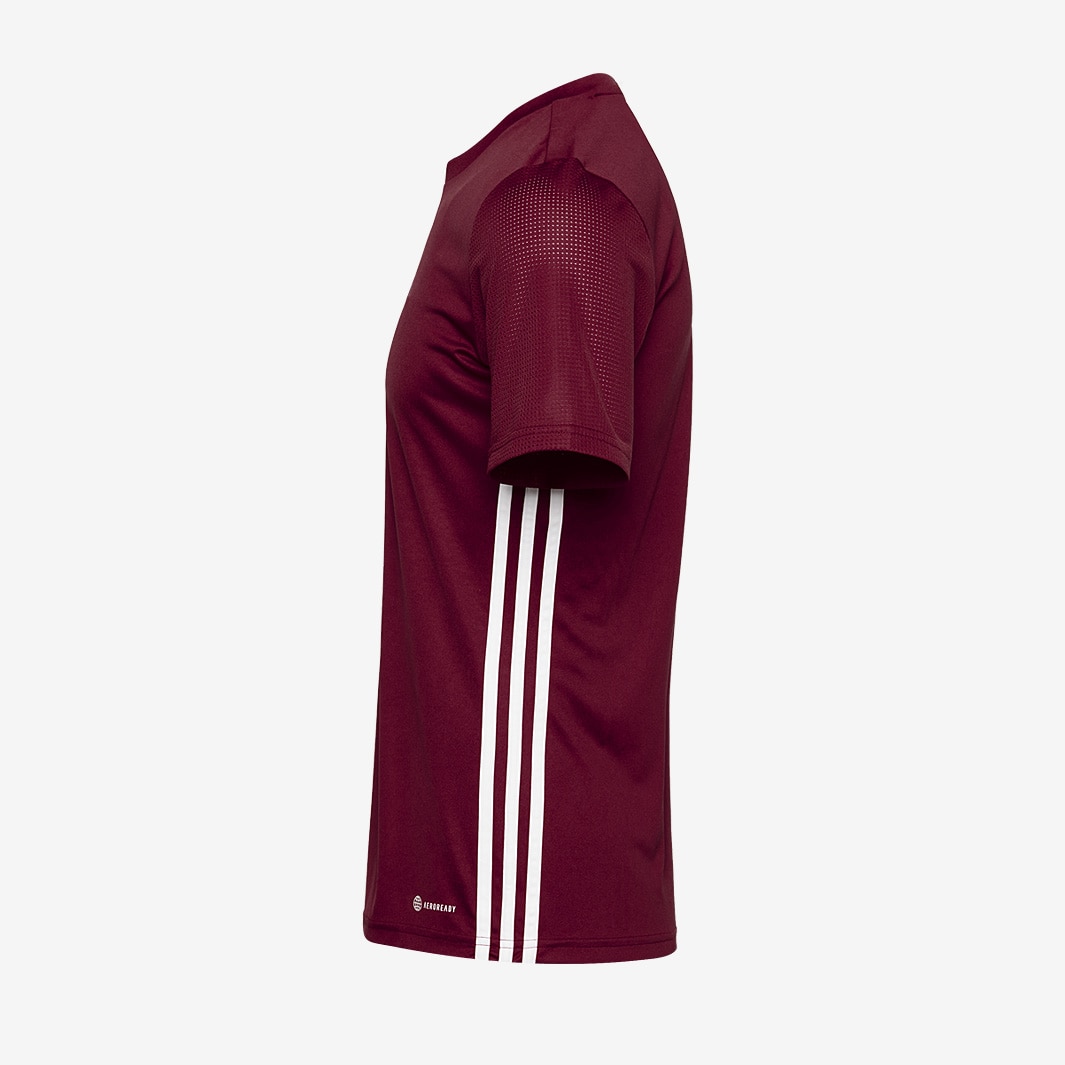 adidas Tabela 23 SS Shirt - Team Maroon 2/White - Mens Football ...