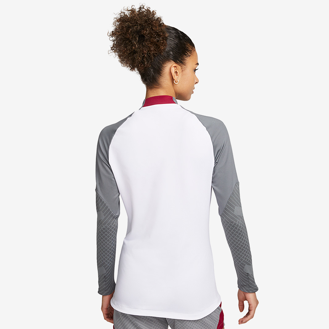 Nike Womens Liverpool FC 23/24 Dri-Fit Strike Drill Top-White/Smoke ...