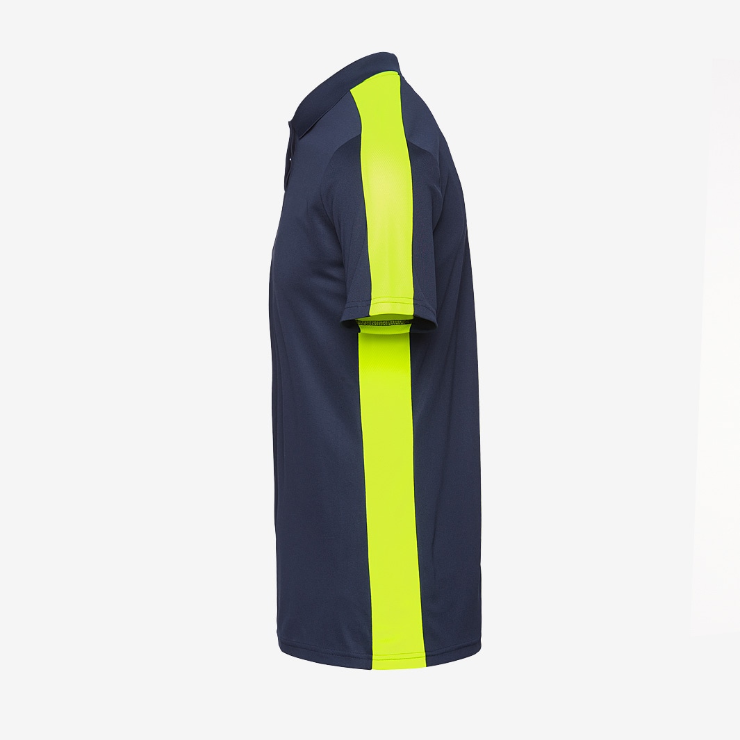 Nike Dri-Fit Academy 23 Polo Shirt - Obsidian/Volt/White - Mens ...