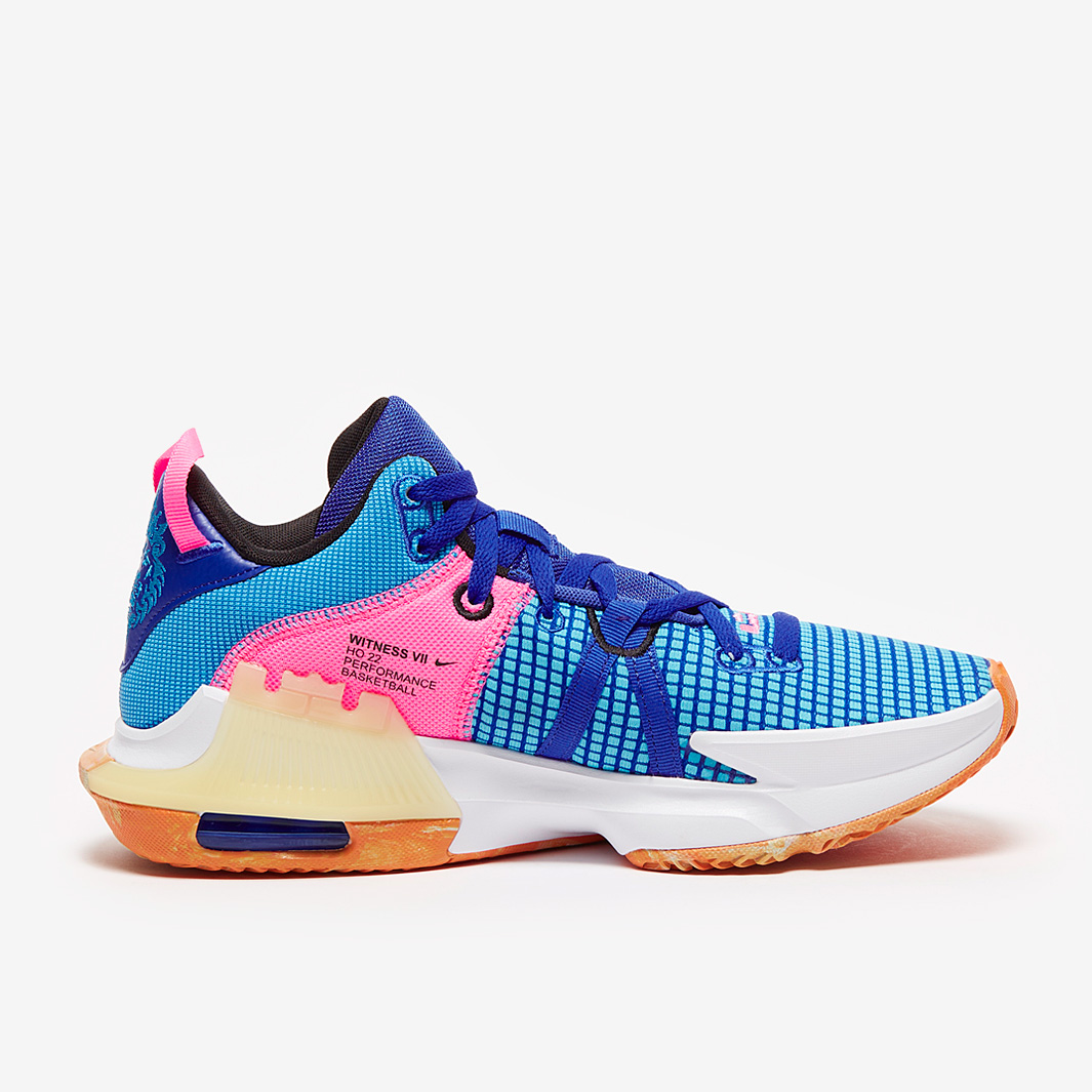 Nike Lebron Witness 7 - Hyper Royal/Black/Blue Lightning/White - Mens ...