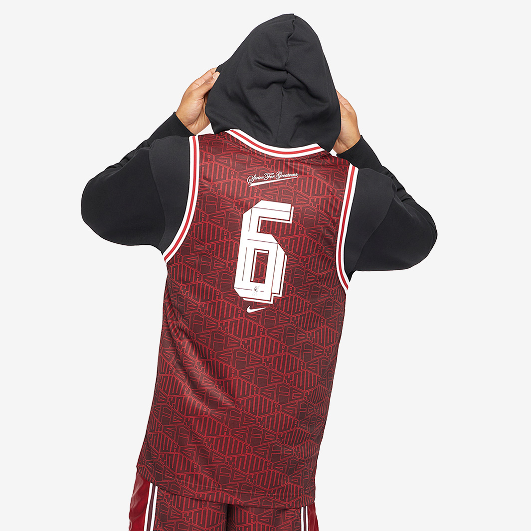 Nike LeBron James Liverpool FC DNA Jersey - Burgundy Crush/White - Mens ...