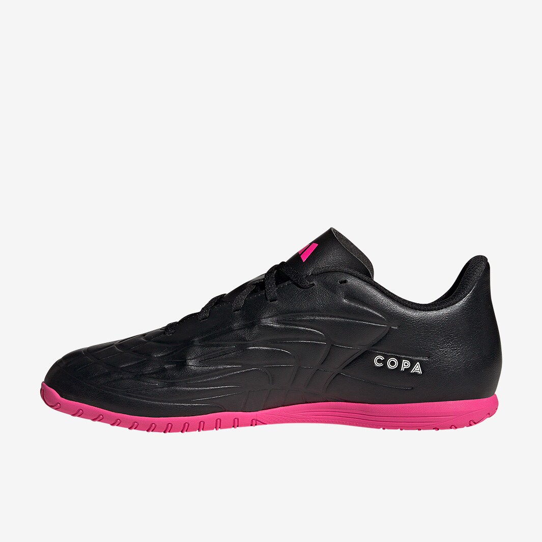 adidas Copa Pure.4 IN - Core Black/Zero Met./Team Shock Pink - Mens ...