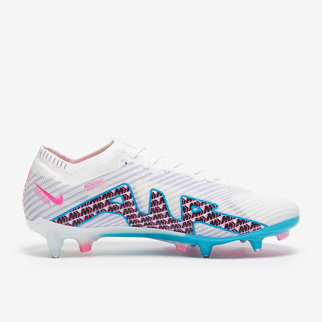 Nike Air Zoom Mercurial Vapor XV Elite SG-Pro Anti Clog - Bianco/Blu Baltico/Rosa Blast/Indigo ...