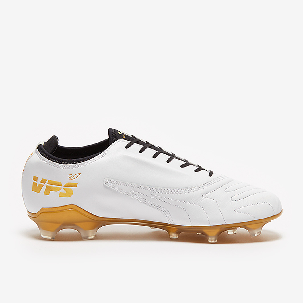 Concave Halo+ VPS FG - White/Black/Gold - Mens Boots | Pro:Direct Soccer