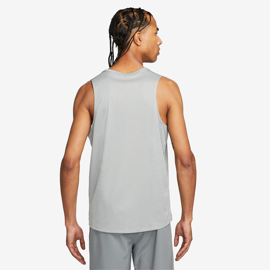 Nike Dri-FIT Miler Tank Particle - Grey/Grey Fog/Reflective Silv - Mens ...