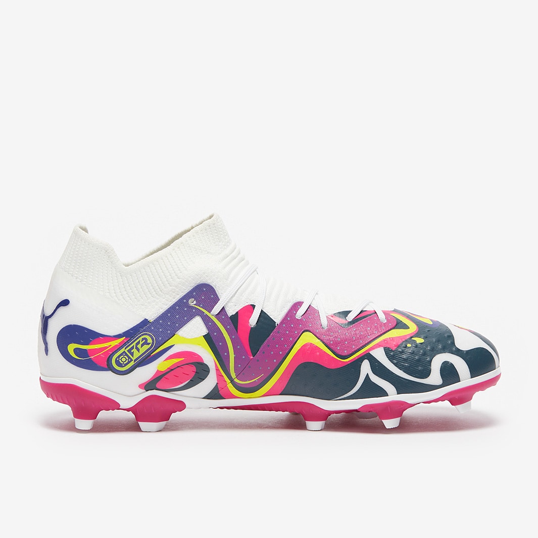 Puma Future Match Creativity FG/AG para niños - Puma Blanco/Fluro ...