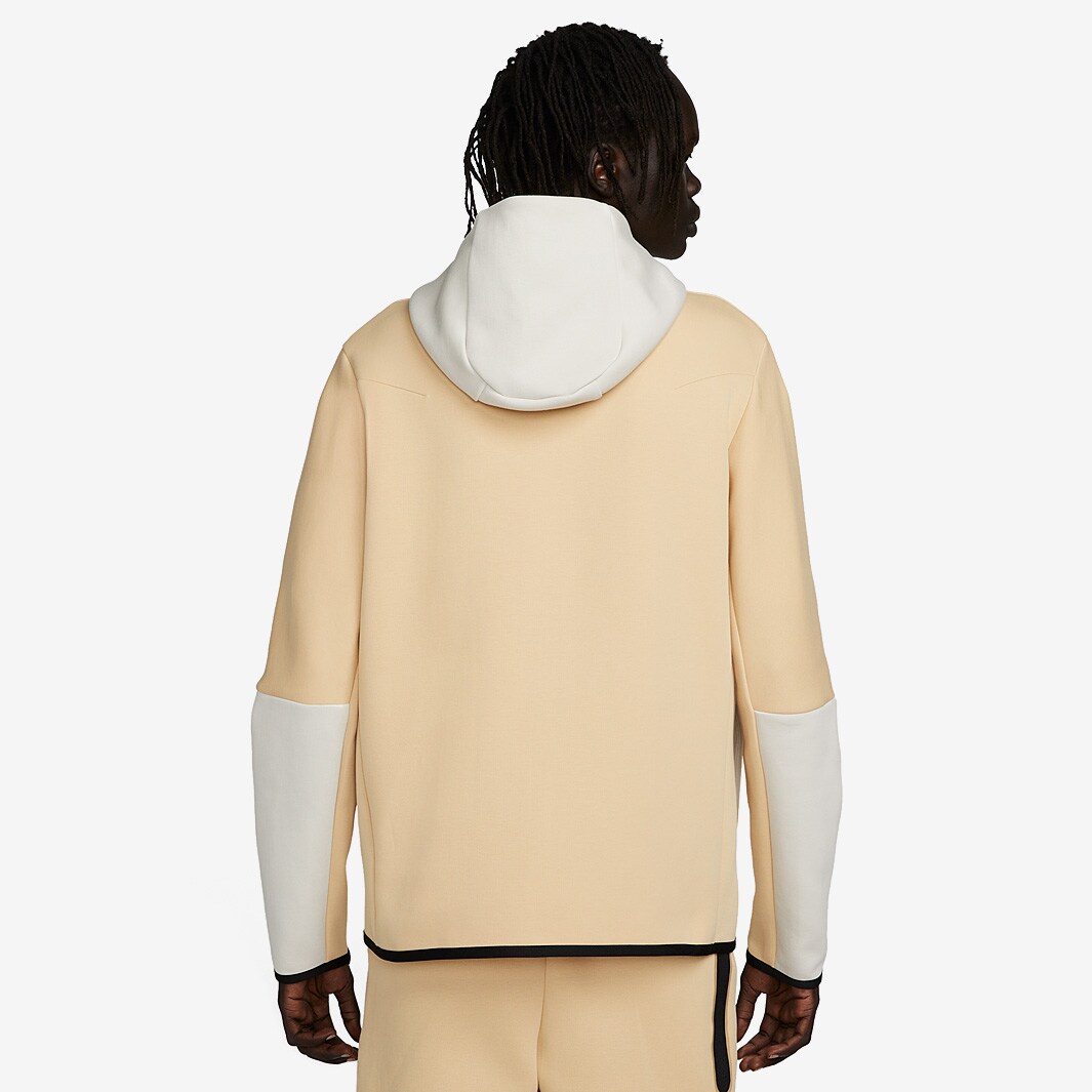 Nike Sportswear Tech Fleece Full Zip Hoodie - Sesame/ Lt Orewood Brown ...