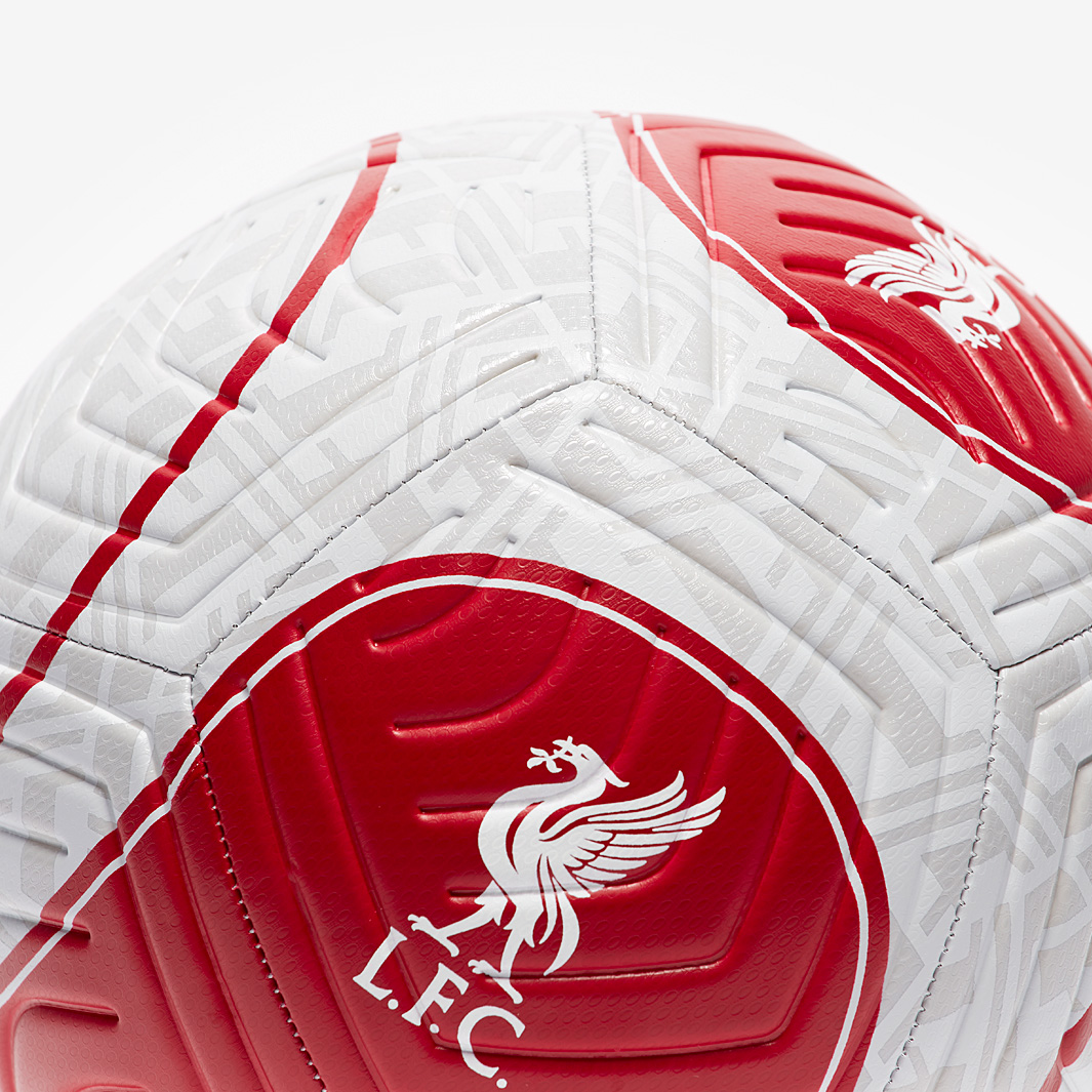 Nike Liverpool FC Academy Ball - Smoke Grey/Tough Red/White - Footballs ...