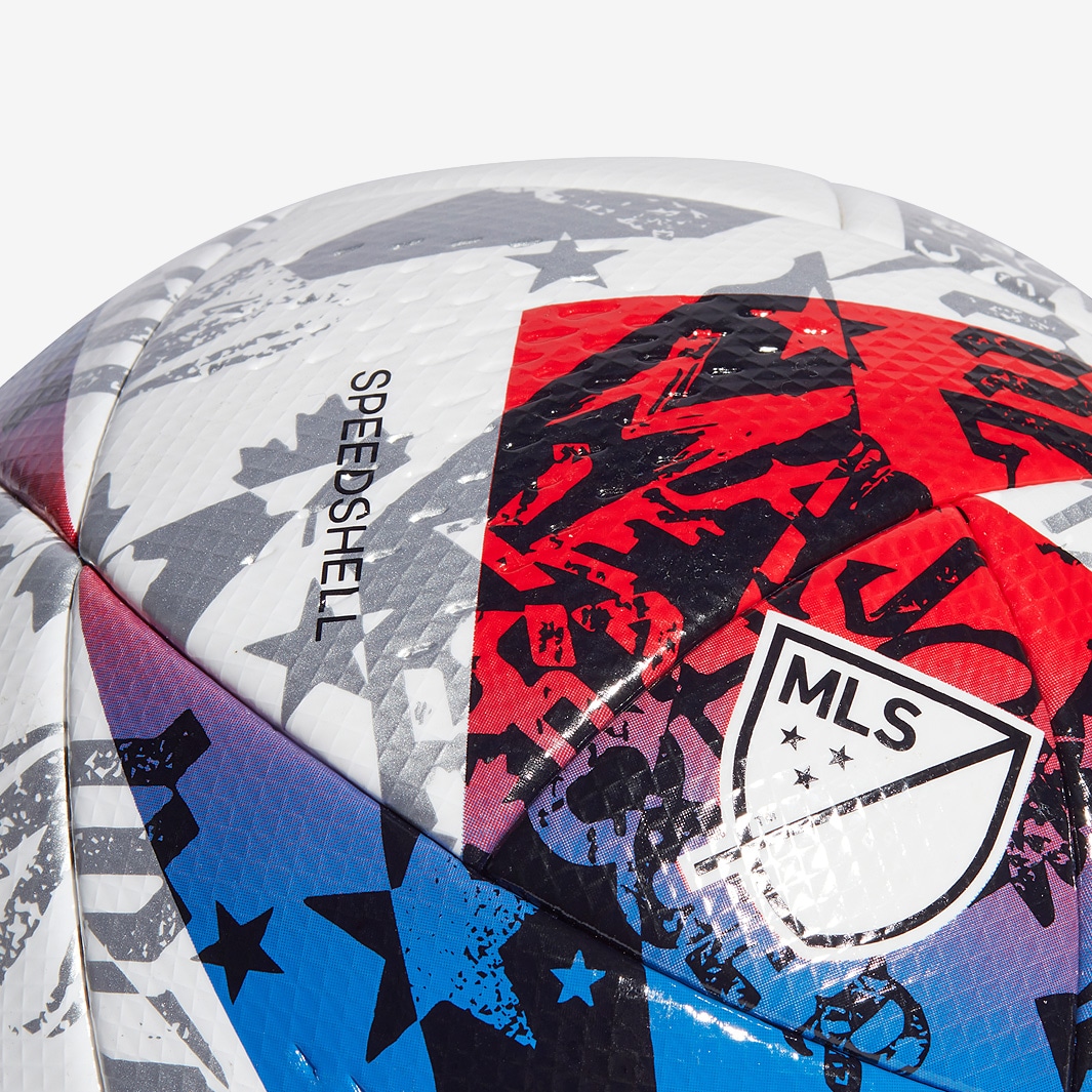 adidas MLS Pro Ball - White/Blue/Red - Footballs