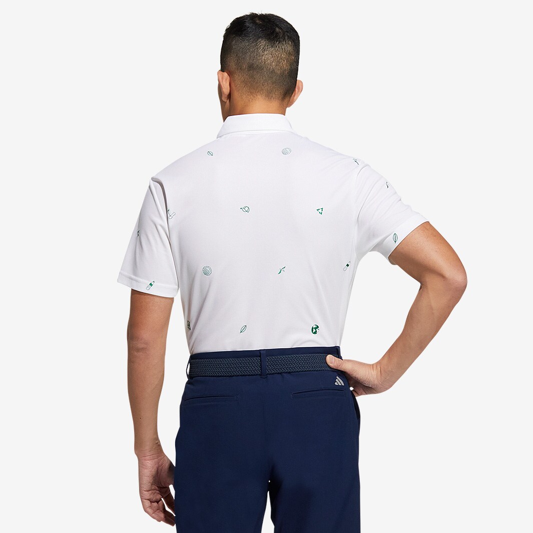 adidas Pg Mono Polo - White - Mens Clothing | Pro:Direct Golf