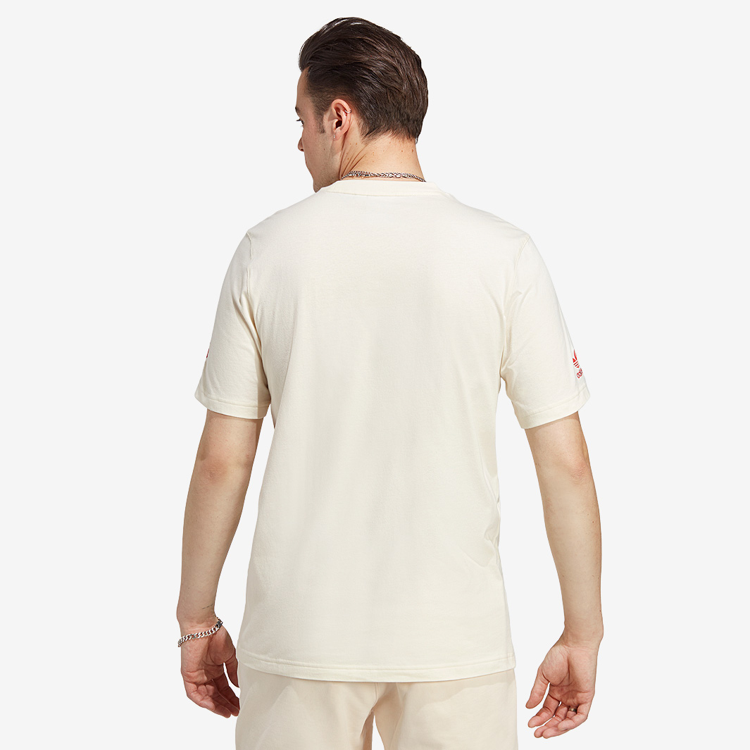 Camiseta adidas Originals Ajax Crest - Crema Blanco - Equipaciones ...