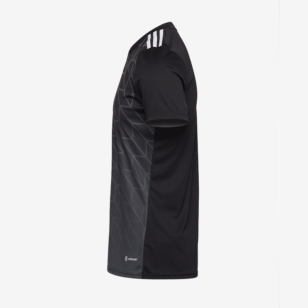 adidas Team Icon 23 SS Shirt - Black - Mens Football Teamwear