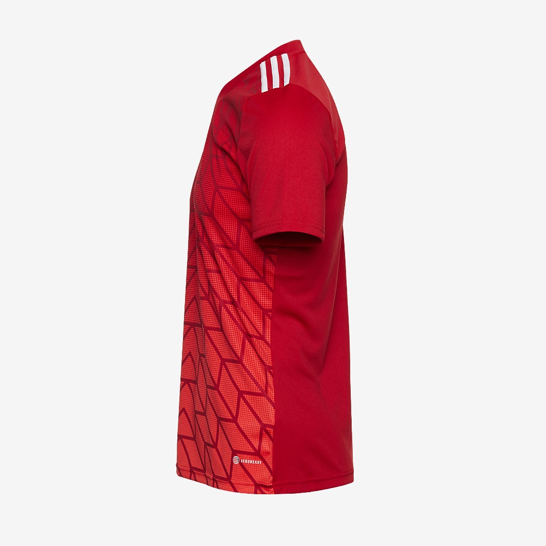 adidas Team Icon 23 Junior SS Shirt - Team Power Red 2 - Junior ...