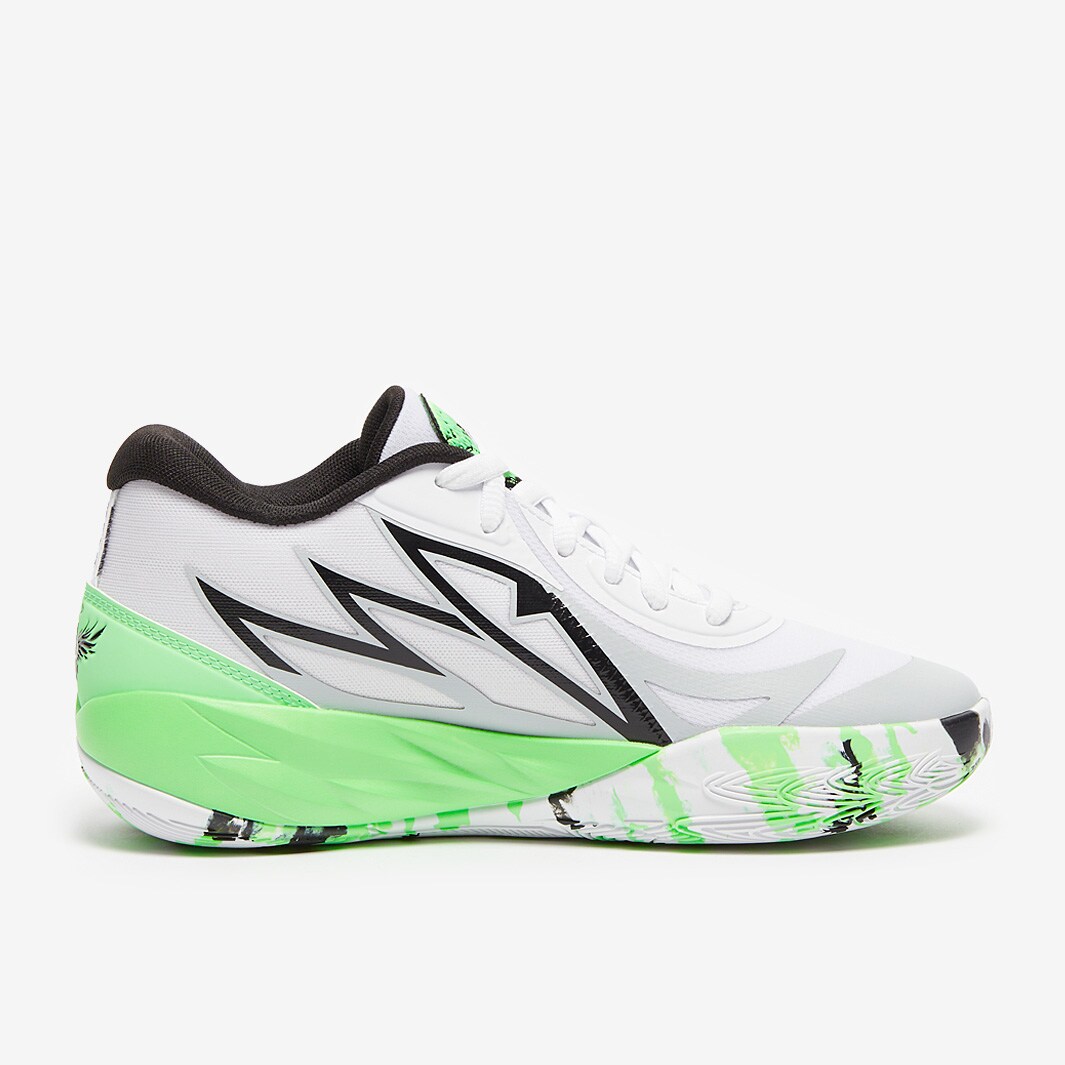Puma Older Kids MB.02 Lo LaMel-O (GS) - Elektro Green - Boys Shoes ...