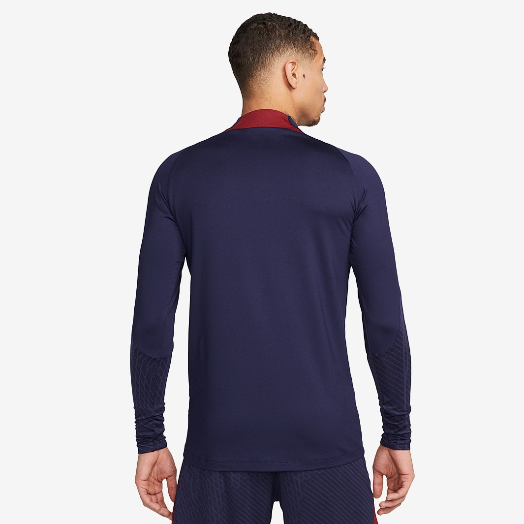 Nike PSG 23/24 Dri-Fit Strike Drill Top - Blackened Blue/Blackened Blue ...