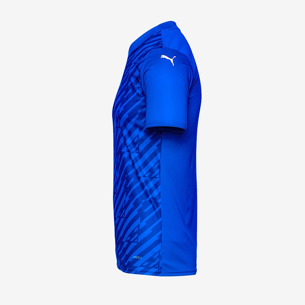 Puma Team Cup Ultimate SS Junior Shirt - Electric Blue Lemonade ...