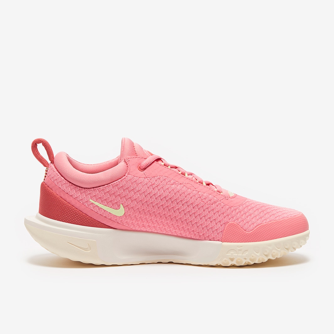 Nike Womens Court Air Zoom Pro - Coral Chalk/Barely Volt-Adobe-Sail ...