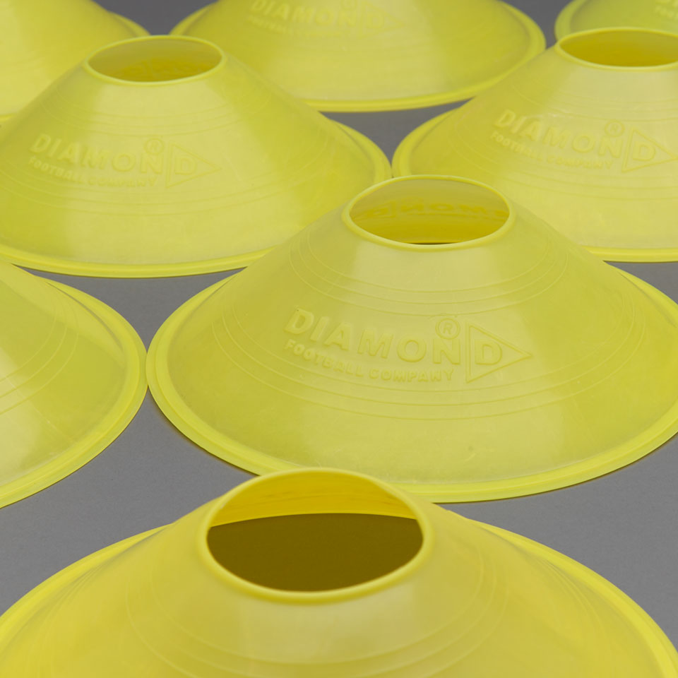Diamond - Cones - Space Markers - Training - Yellow - Pro Direct Soccer