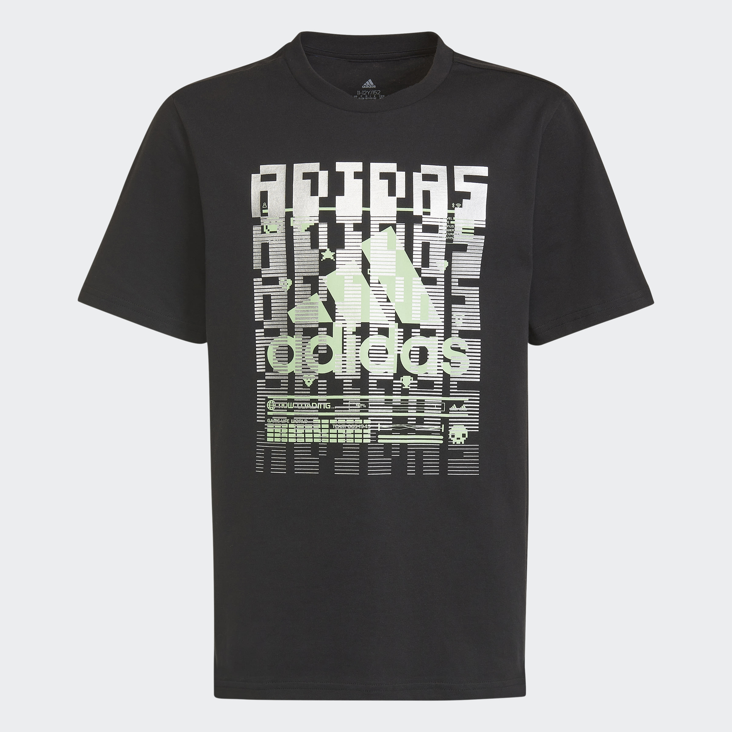 adidas Gaming Graphic T-Shirt Black Boys Clothing