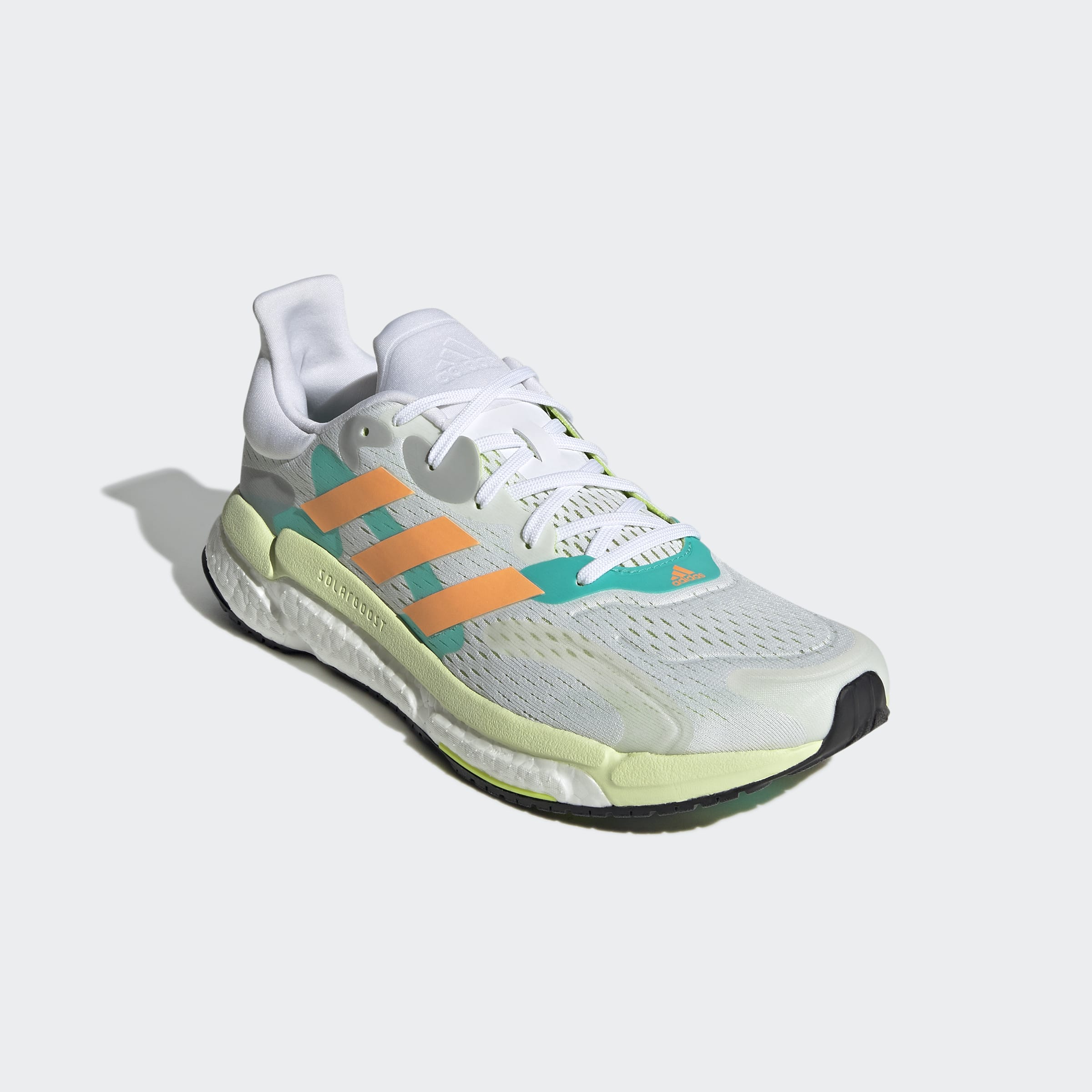 adidas Solar Boost 4 - Ftwr White/Flash Orange/Mint Rush - Mens Shoes