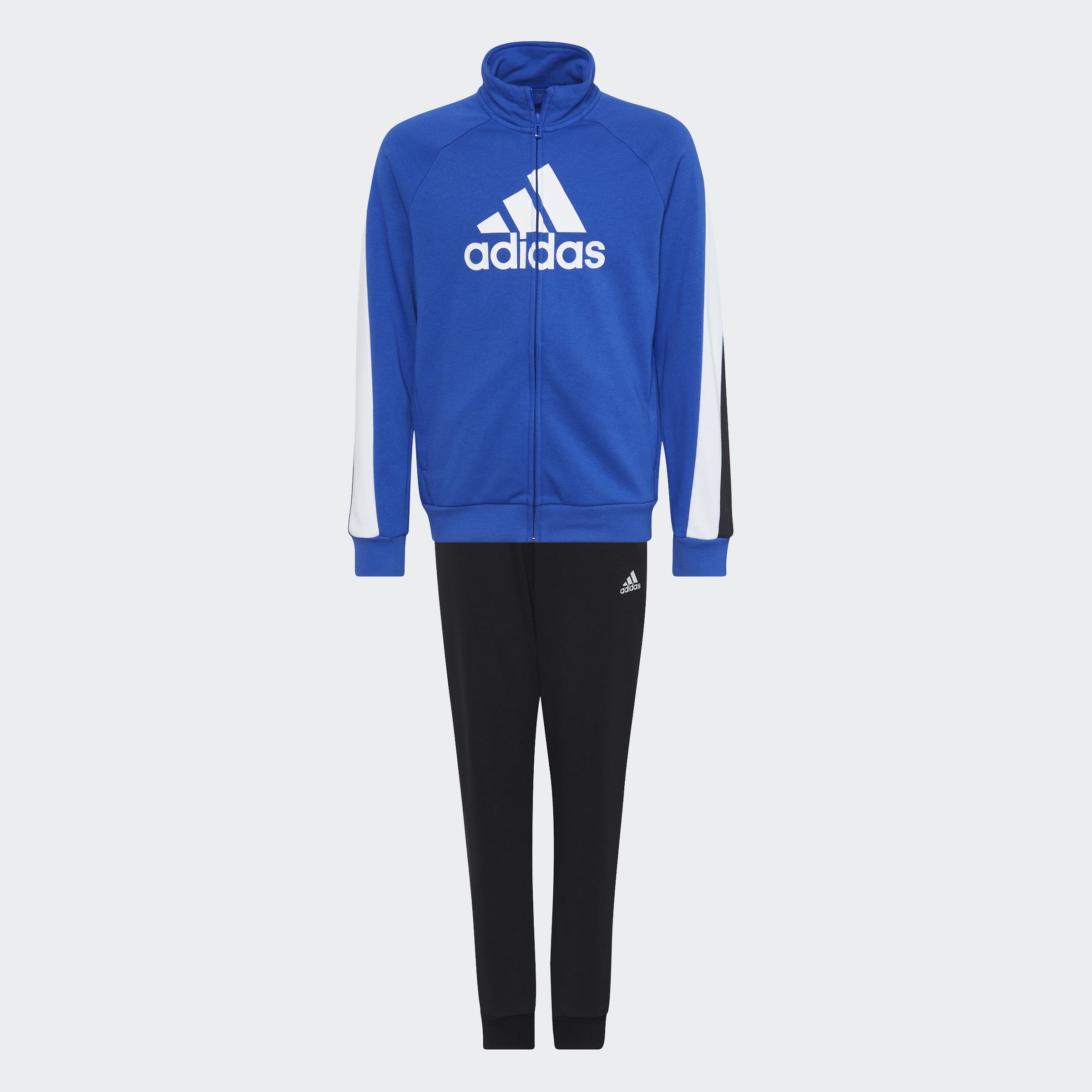 adidas Colorblock Big Badge of Sport Tracksuit Royal Blue / Dash Grey ...