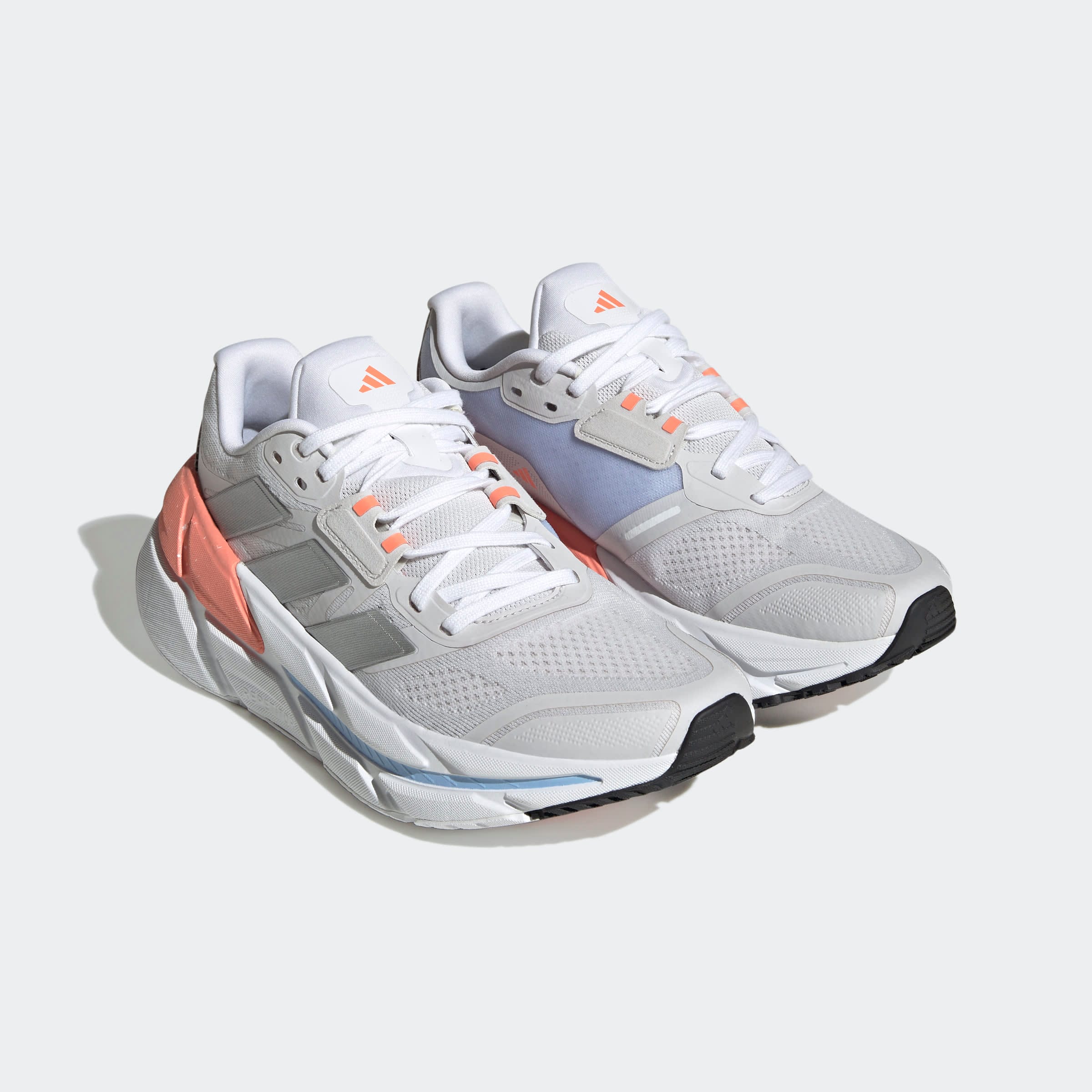 adidas Womens adistar CS - Ftwr White/Silver Met./Coral Fusion - Womens ...