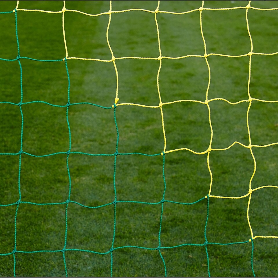 Pro Direct - Diamond - Goal Nets - Striped Netting - Green-Yellow | Pro ...