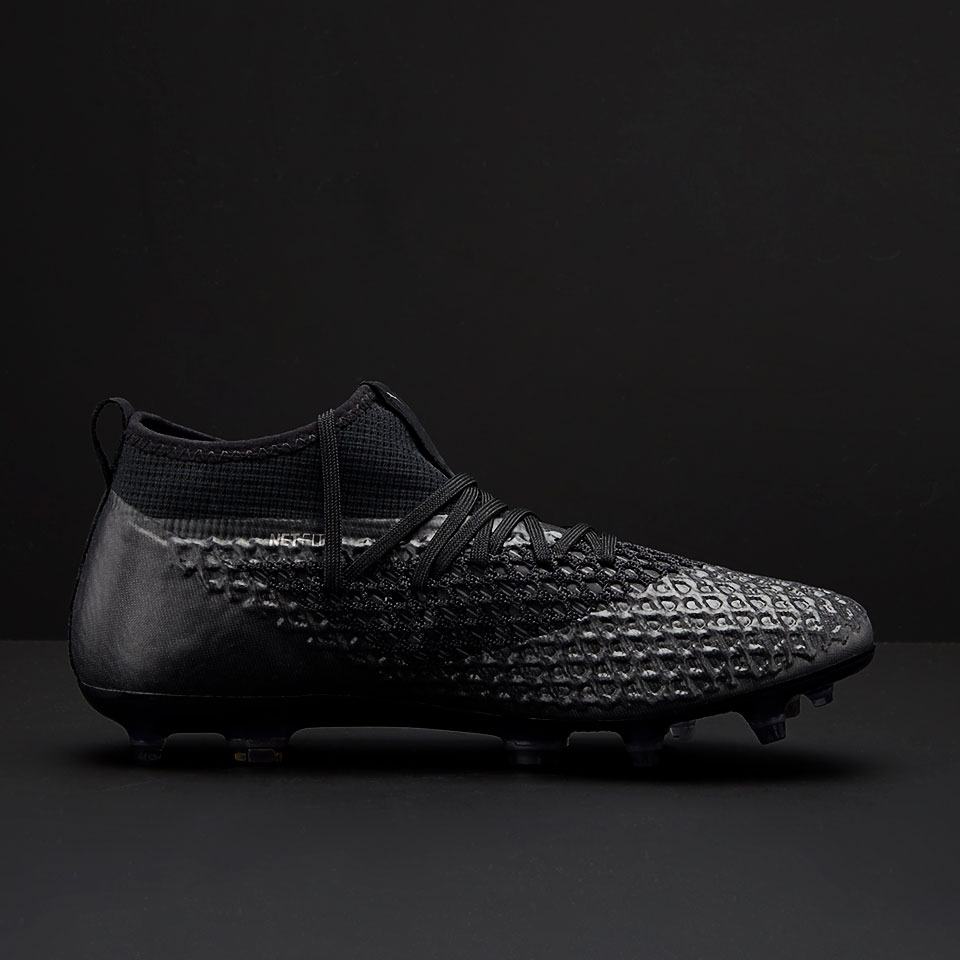 Puma Future 2.2 Netfit FG/AG -Puma Black/Puma Black - Mens Soccer ...