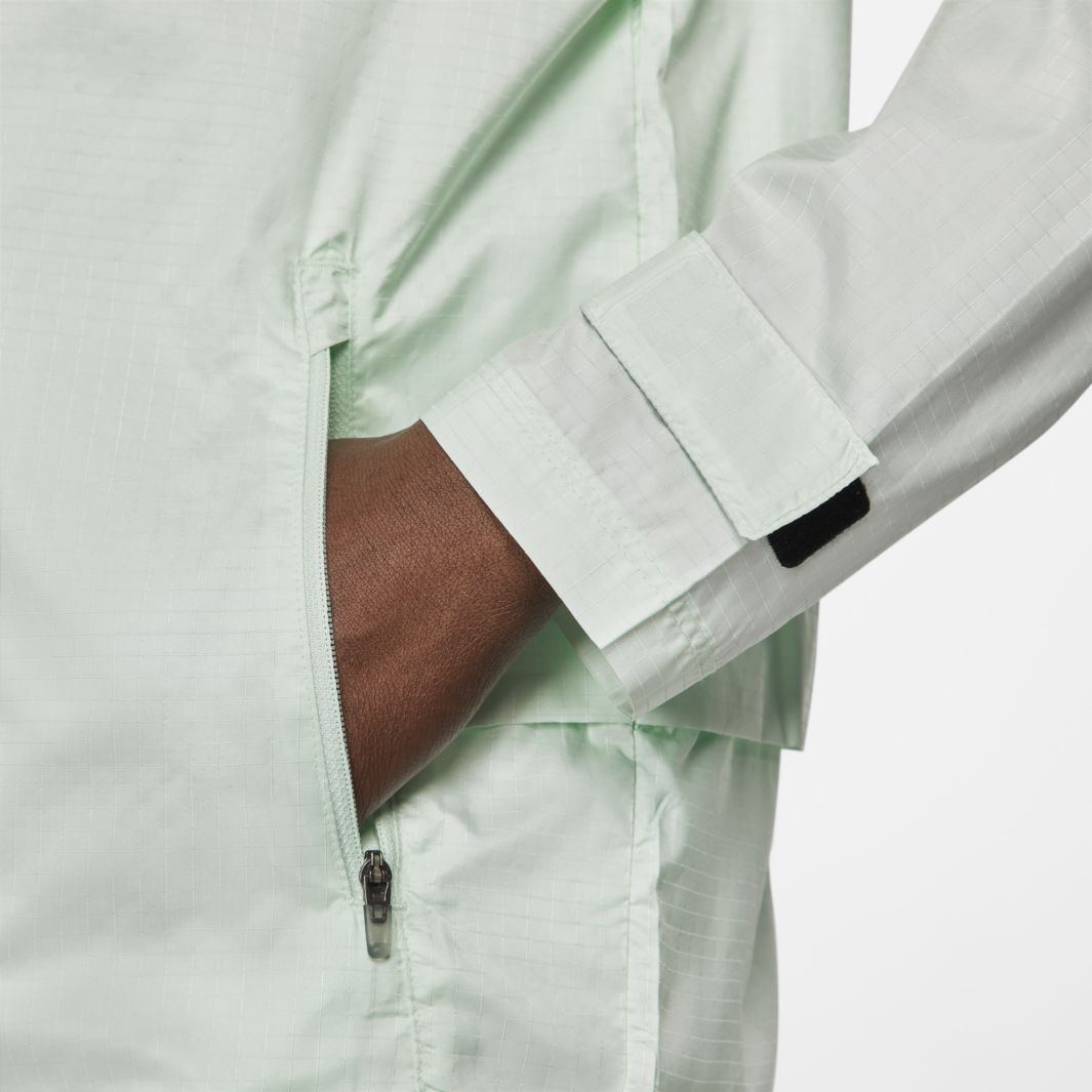 Nike Womens Essential Running Jacket - Barely Green/Reflective Silver ...