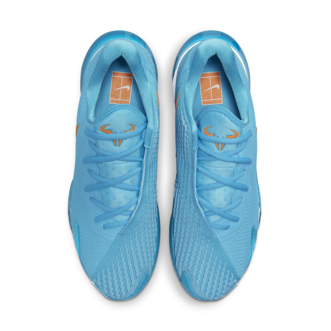 Nike Court Zoom Vapor Cage 4 Rafa - Baltic Blue/Vivid Orange-Green ...