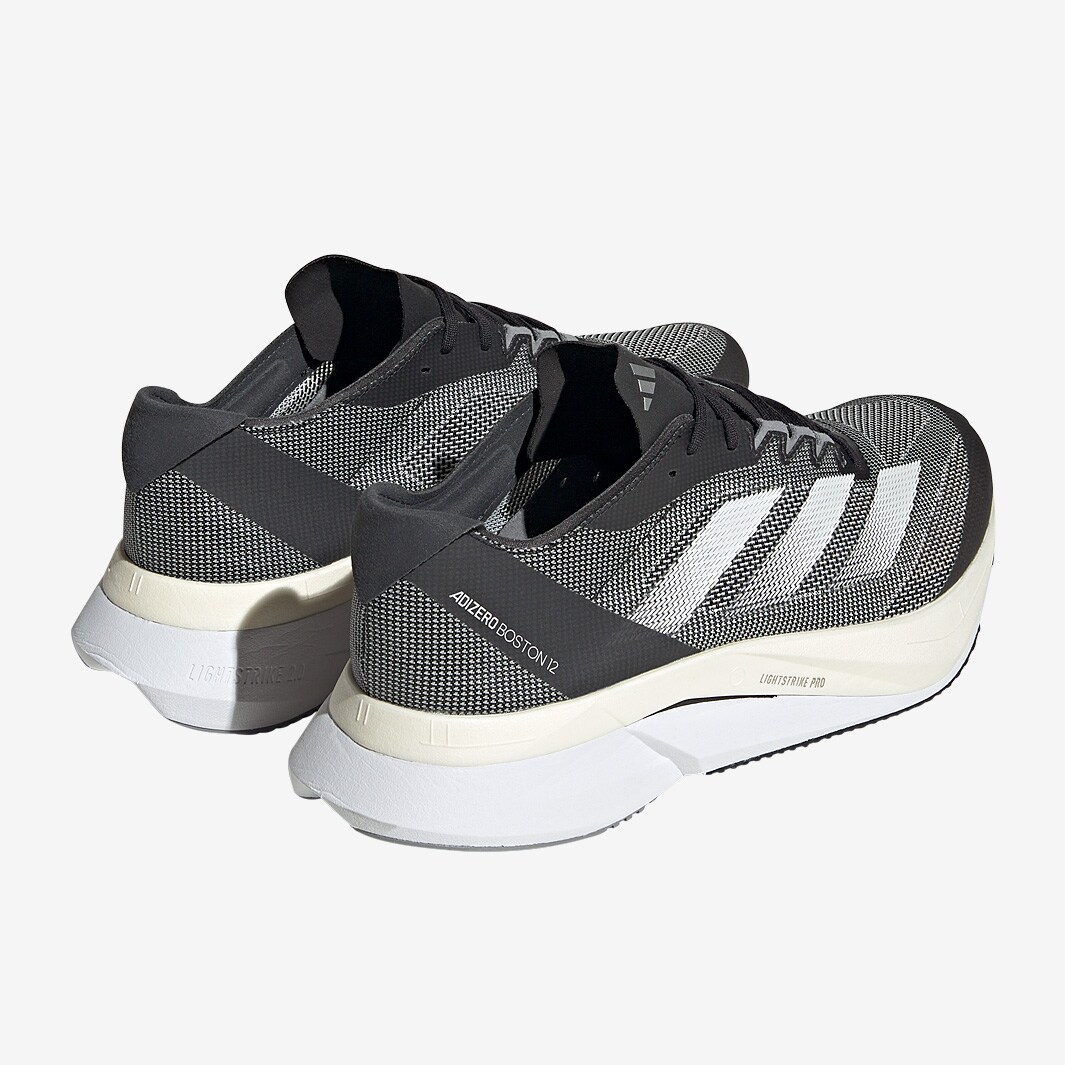 adidas adizero Boston 12 - Core Black/Ftwr White/Carbon - Mens Shoes ...