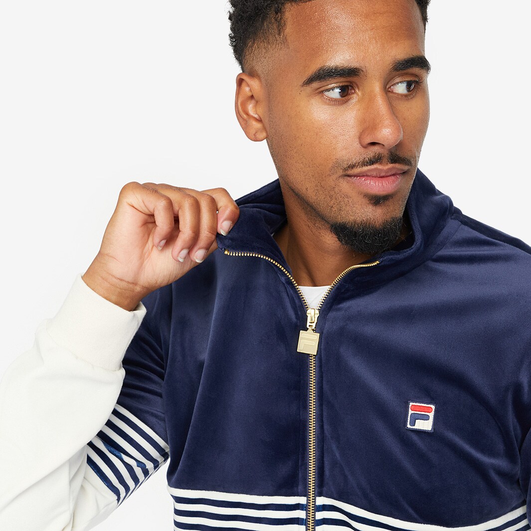 Fila velour track jacket store