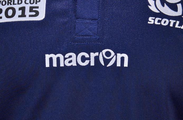 Mens Replica - Macron Scotland 2015 RWC Home Poly Replica Jersey - Navy ...